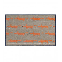 Mr Fox Large Door Mat Homeware in Brown | Scion Living