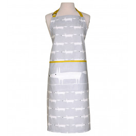 Mr Fox Adult Apron Homeware in Grey | Scion Living