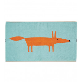 Mr Fox Bath Mat Homeware in Aqua | Scion Living