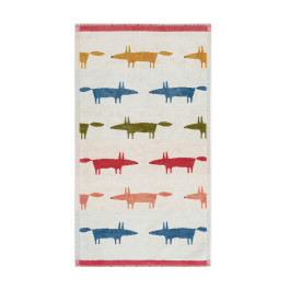 Mr Fox Birthday Towel in Multi| Scion Living