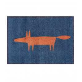 Mr Fox Door Mat Homeware in Navy | Scion Living