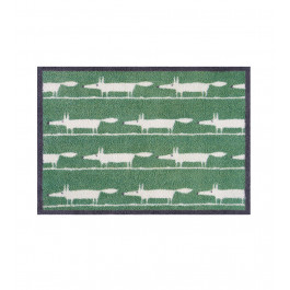 Running Mr Fox Door Mat in Green| Scion Living