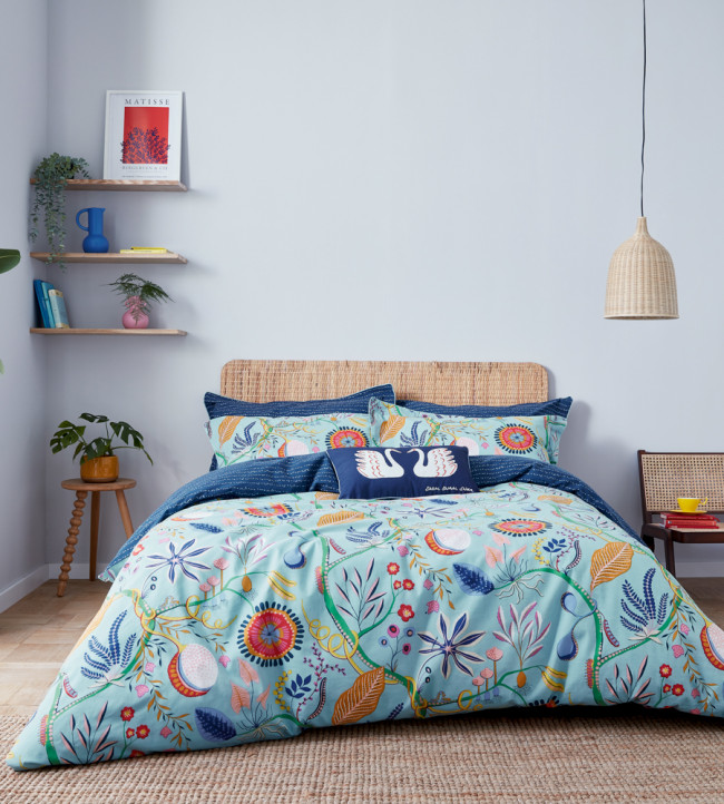 Jackfruit & The Beanstalk Bedding Set in Sky| Scion Living