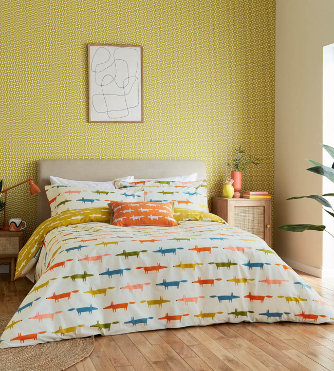 Mr Fox Birthday Bedding in Multi Scion Living