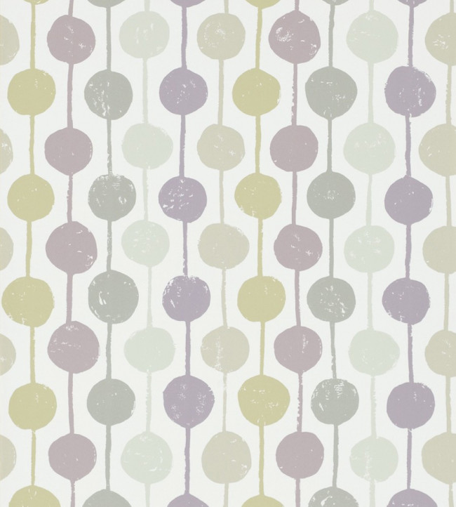 Taimi Wallpaper in Mist/Heather/Pebble | Scion Living