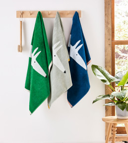 Mr Fox Bold Towel in Mint Leaf| Scion Living
