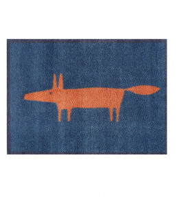 Mr Fox Door Mat Homeware in Navy | Scion Living