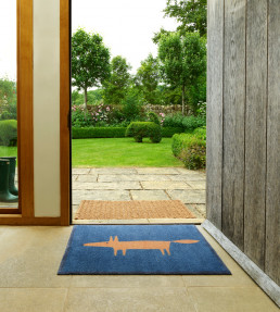 Mr Fox Door Mat Homeware in Navy | Scion Living