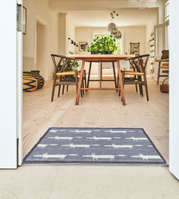 Running Mr Fox Door Mat in Grey | Scion Living