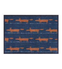 Running Mr Fox Door Mat in Navy| Scion Living